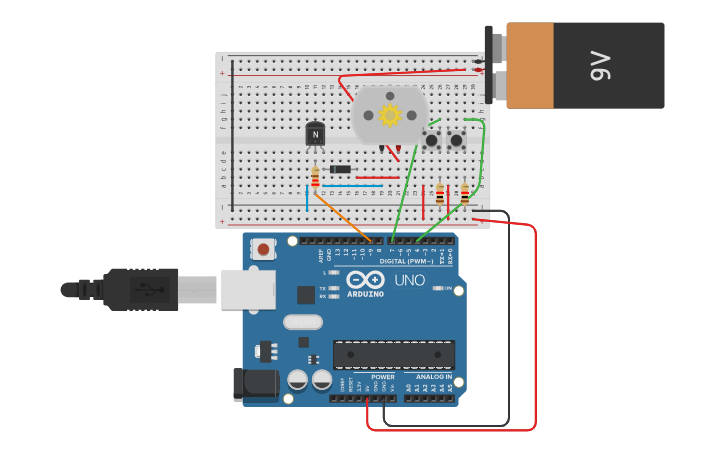 Circuit Design Задание 18 Tinkercad