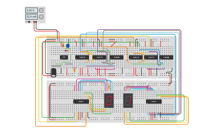 Circuit design LAB 3 - Tinkercad
