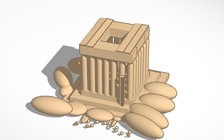 3D design Parthenon | Tinkercad
