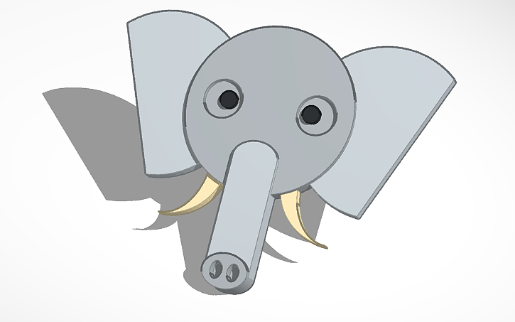 3D design ELEPHANT - Tinkercad