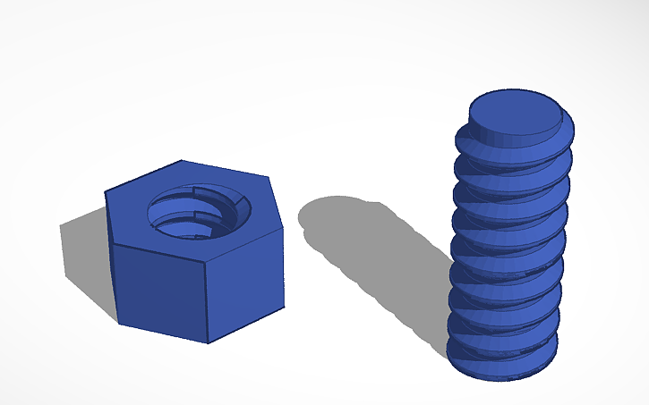 3D design More Screws - Tinkercad