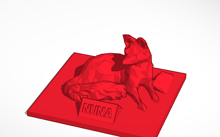 3D design Fox - Tinkercad
