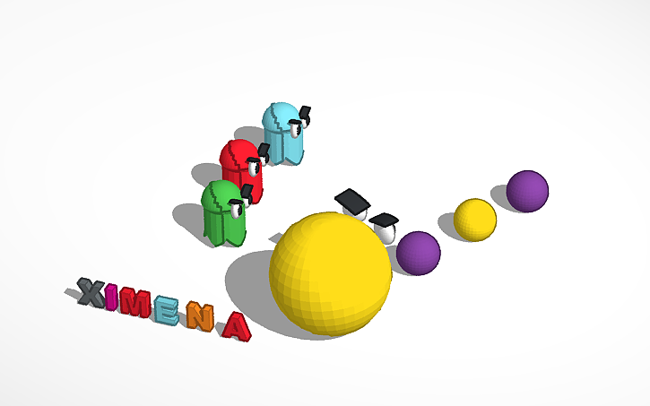3D design pacman | Tinkercad