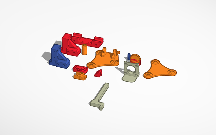 3D design Longer LK4 Pro Z Linear Rails - Tinkercad