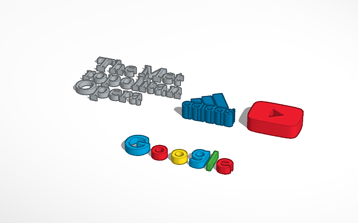 3d Design Logos Tinkercad