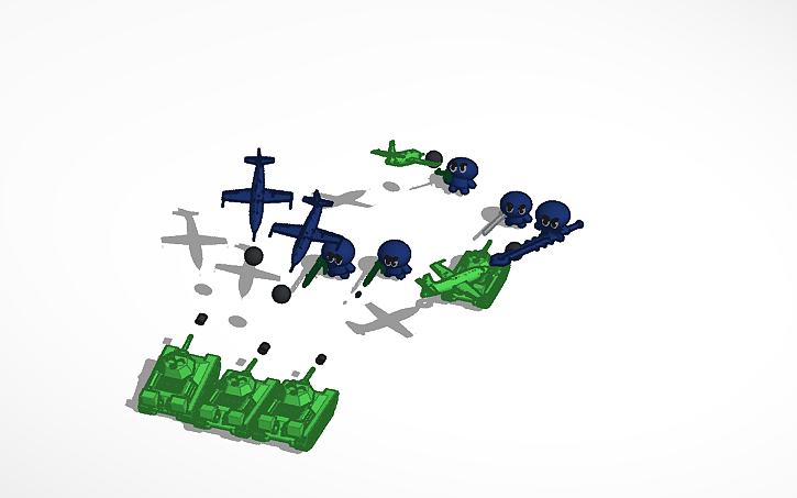 3D design Battle OMG - Tinkercad