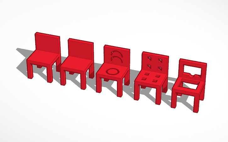 3D design Chair design - judesdesign | Tinkercad