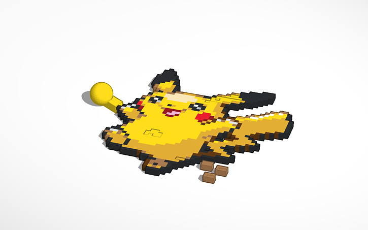 3D design GO Poopachu. Use Thunderbolt | Tinkercad