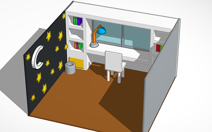 3D design study room - Tinkercad