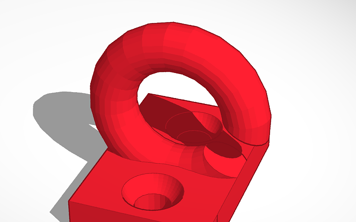 3D design hook | Tinkercad