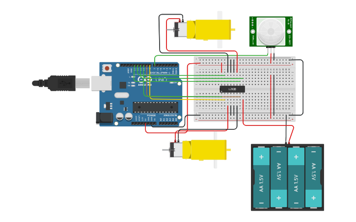 Circuit design Practica 8 | Tinkercad