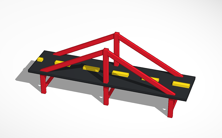 3D design bridge!! - Tinkercad
