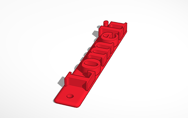 3D design Lomeli_Aiden_P7_Keychain - Tinkercad