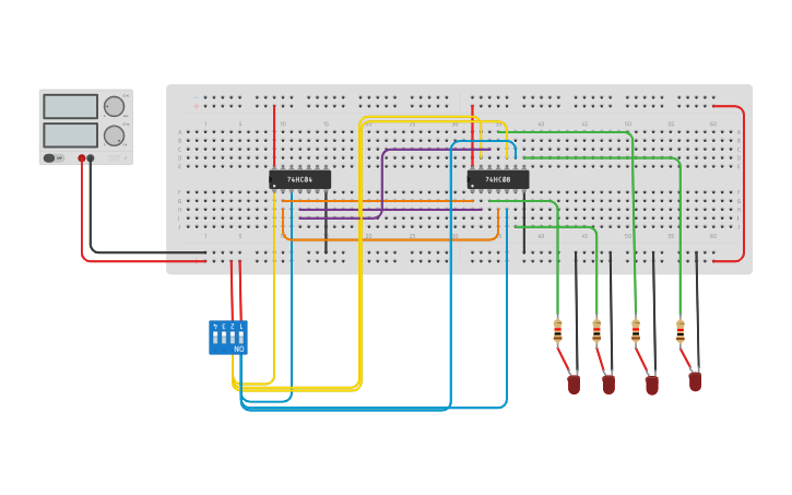 Circuit design decoder - Tinkercad Circuit design decoder - Tinkercad