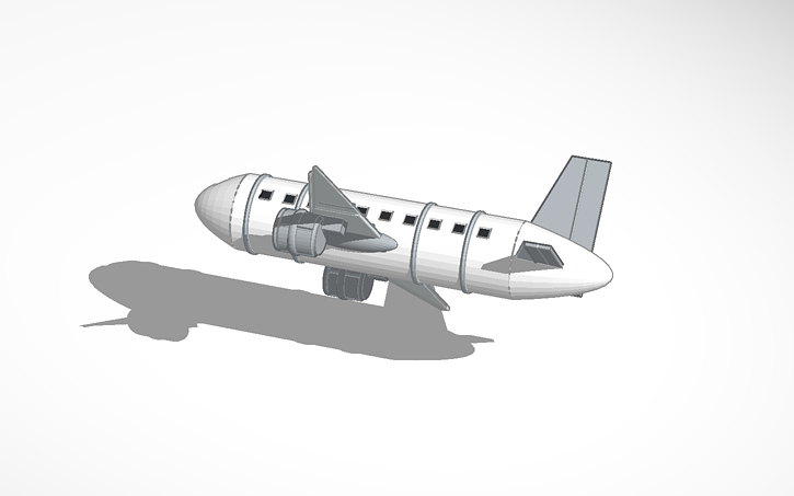3D design Airplane | Tinkercad