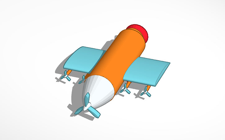 3D design AirPlane | Tinkercad