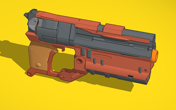 3D design Cyberpunk 2077 LAIKA gun - Tinkercad