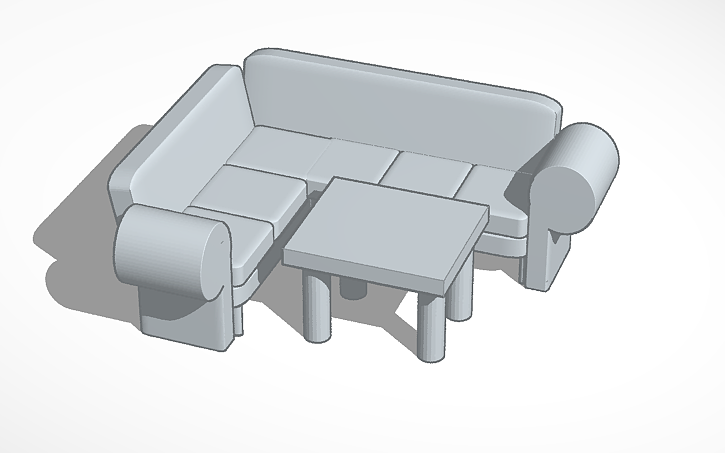 3D design Sofa - Tinkercad