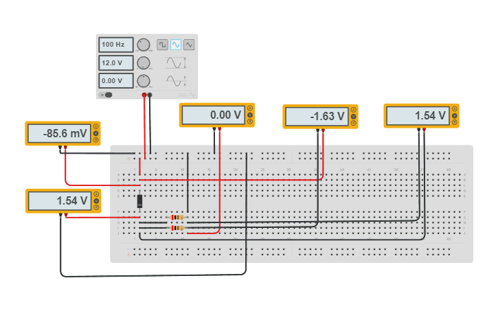 Circuit design Rangkaian 1 (AC) - Tinkercad