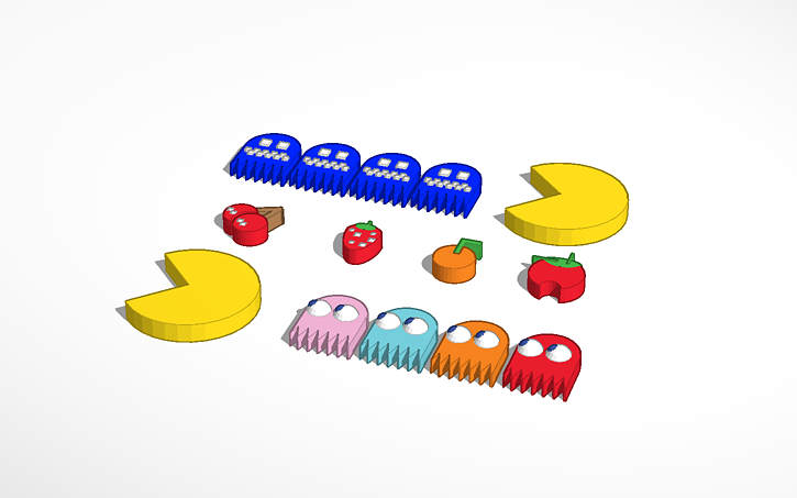 3D design Pac Man - Tinkercad