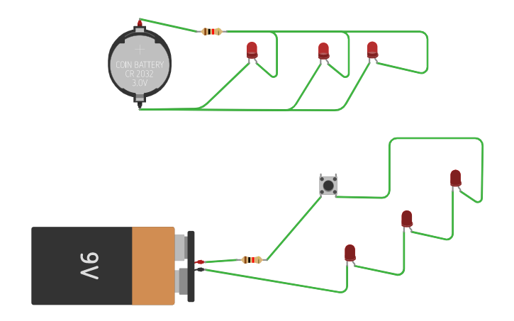 Circuit design Parallel and Series Circuits | Tinkercad