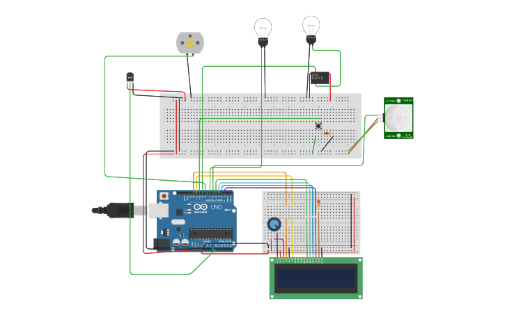 Circuit Design Home Automation Tinkercad