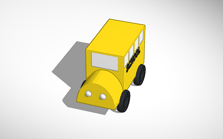 3D design Magic School Bus | Tinkercad