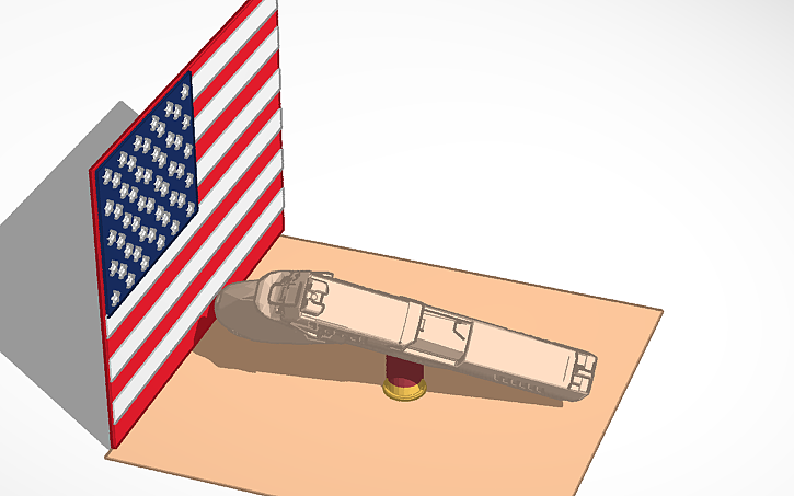 3D design Sig Sauer M18 pistol - Tinkercad