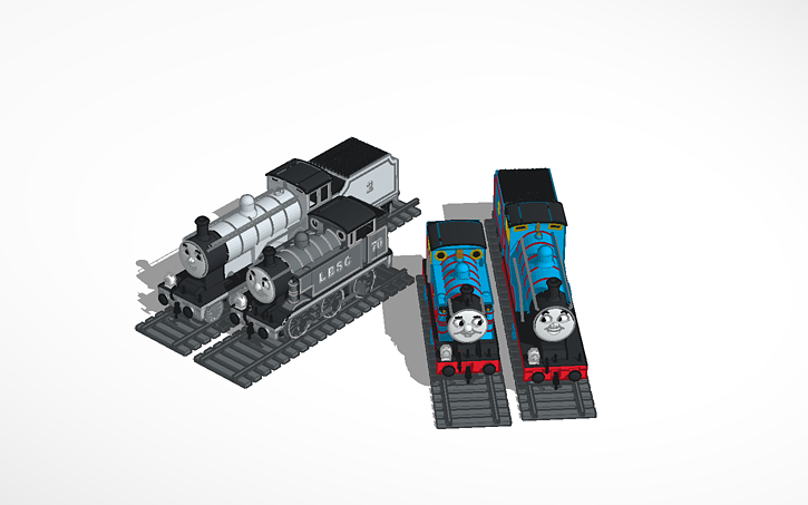3D design Thomas and Edward Then and Now - Tinkercad