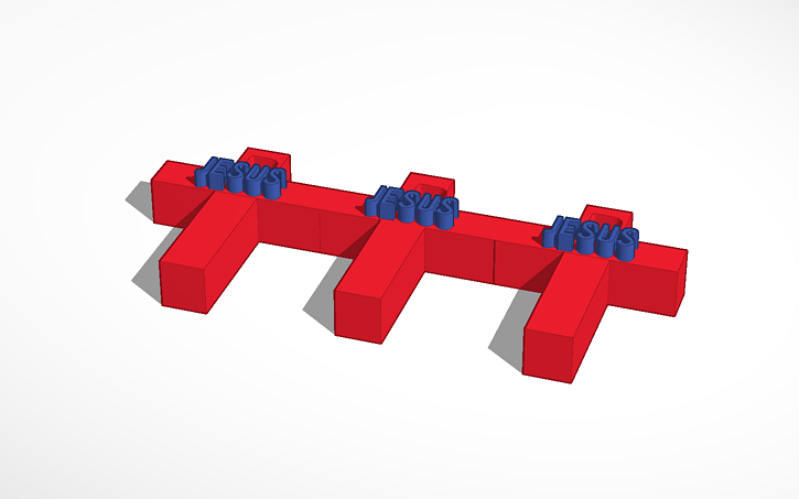 3D design Jesus | Tinkercad