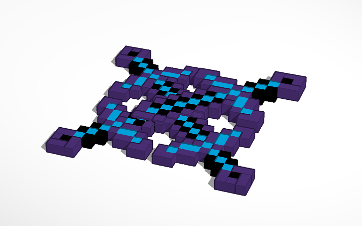 3D design Minecraft Sword of Death | Tinkercad