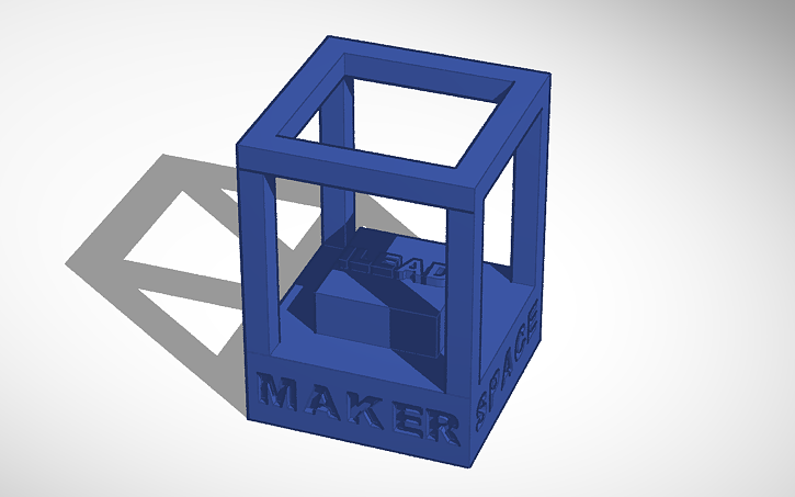 3D design Makerspace team logo | Tinkercad