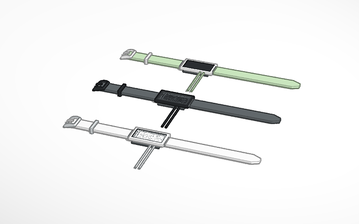 3D design OLED Pulse Detector - Tinkercad