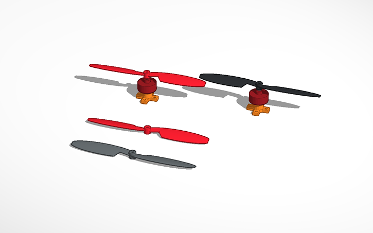 3D design 5030 Propellers HobbyKing CW and CCW - Tinkercad