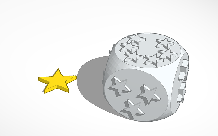 3D design dice for you | Tinkercad