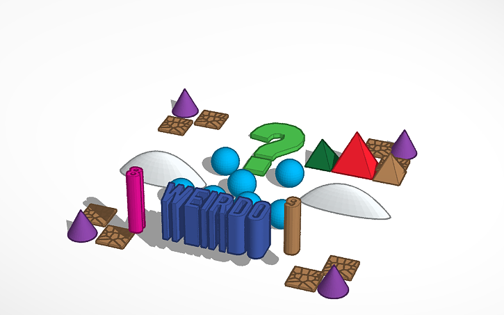 3D design weird - Tinkercad
