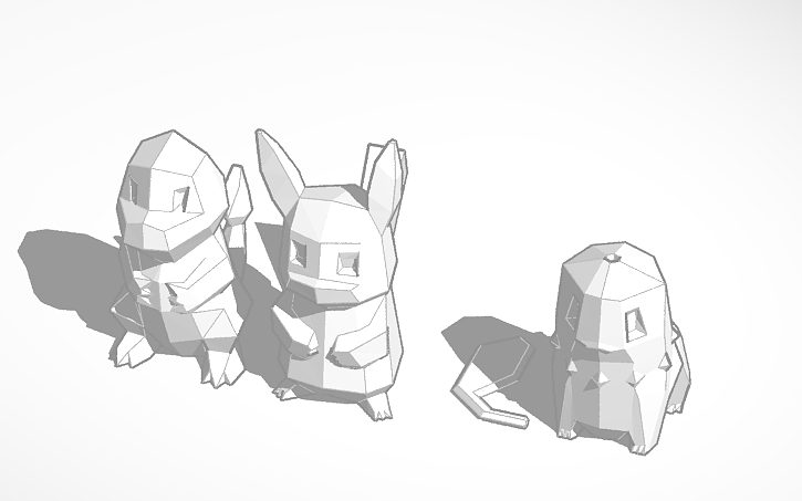 3D design Pokemon - Tinkercad
