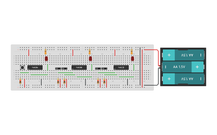 Circuit design Lec.2.Basic logic circuit #1 | Tinkercad