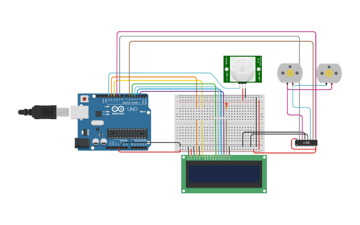 Circuit design Vorota | Tinkercad