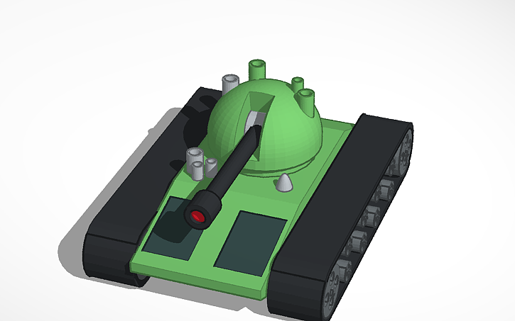 3D design Military Tank - Tinkercad