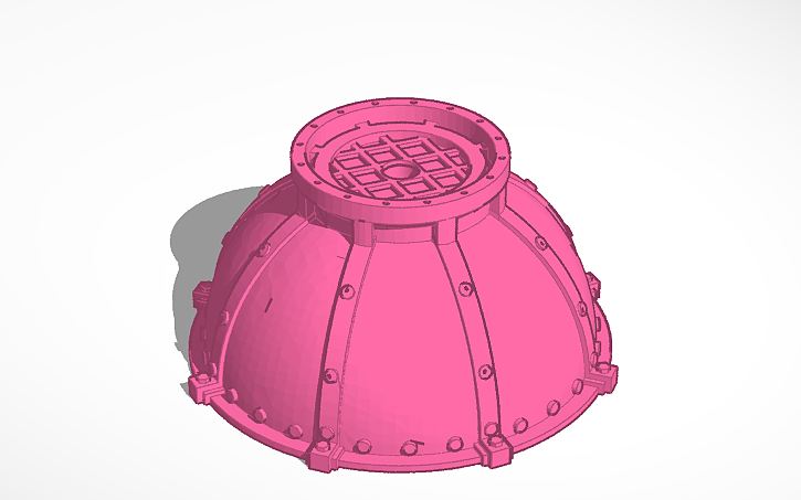 3D design industral steampunk power plant dome | Tinkercad