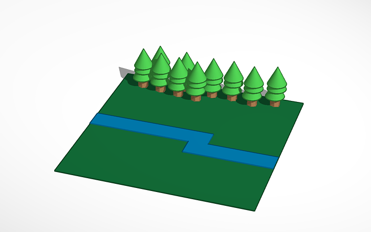 3D design Forest - Tinkercad