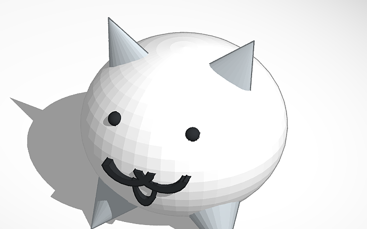 3D design Battle cats cat - Tinkercad