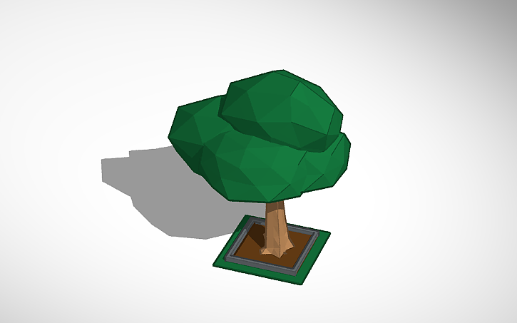 3D design Simple Tree - Tinkercad