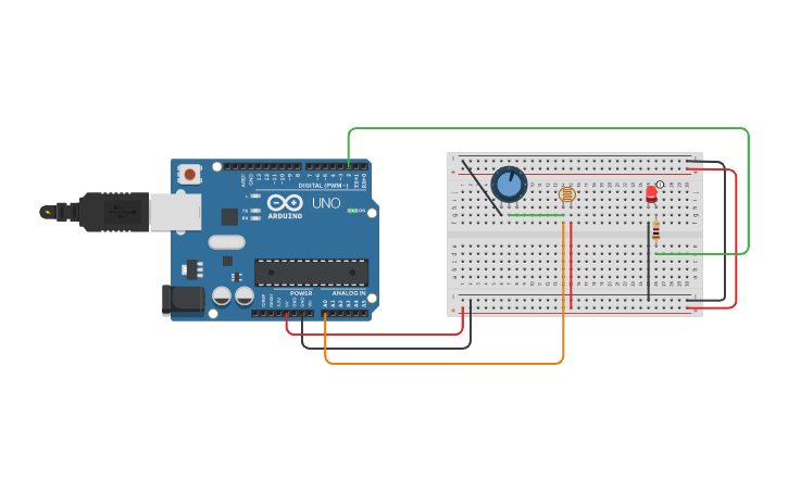 Circuit design Interruptor crepuscular - Tinkercad