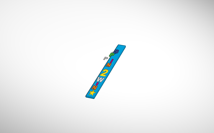 3D design Prize Wheel Pointer - Tinkercad