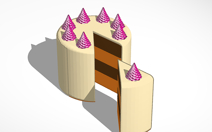 3D design Tarta - Tinkercad