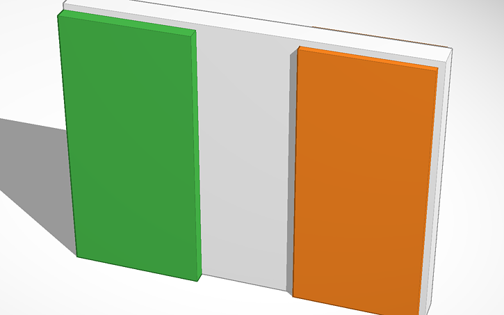 3D design flag | Tinkercad