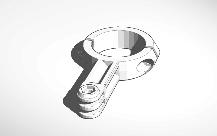 3D design GoPro Mount 2 | Tinkercad