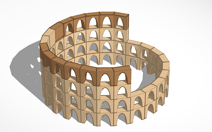 3D design Coliseum - Tinkercad